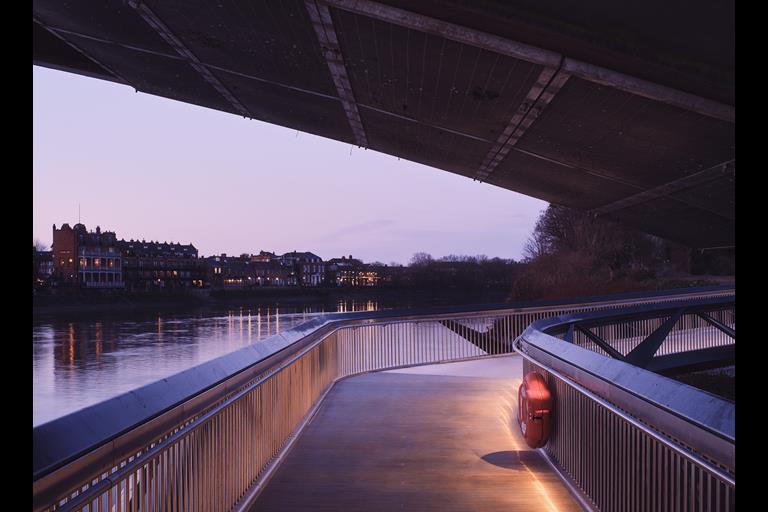 In pictures: Moxon Architects opens Thames Path footbridge | News ...